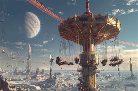 Explore The Mind Bending Attractions Of A Carnival Generative Ai Premium Ai Generated Image
