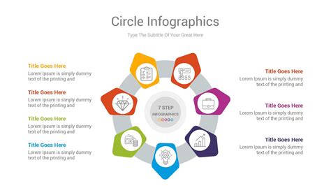 Circle Infographics PowerPoint And Illustrator Diagrams Infographic Keynote Template