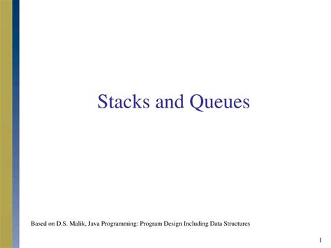 ppt stacks and queues powerpoint presentation free download id 545036