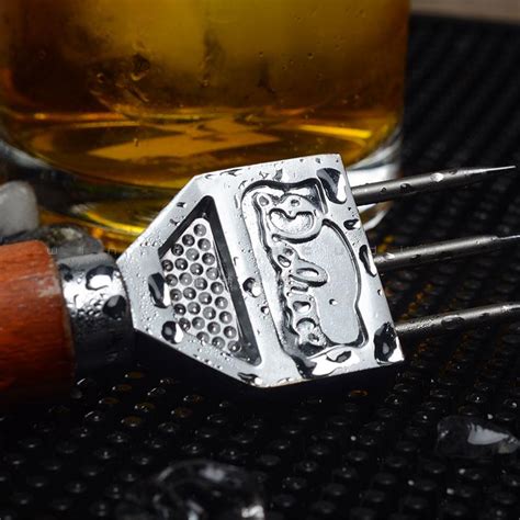 Three Prong Ice Pick Stainless Steel Ice Chisel Cr Grandado