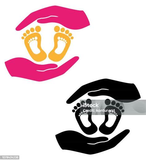 어린이 아기 벡터 일러스트 레이 션의 사랑과 보호의 개념 가족에 대한 스톡 벡터 아트 및 기타 이미지 가족 디자인 로고 Istock