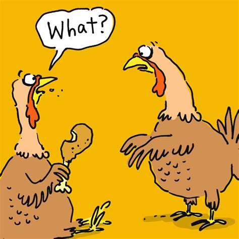 Two Turkeys Surprise Funny Thanksgiving Card Greeting Cards Hallmark