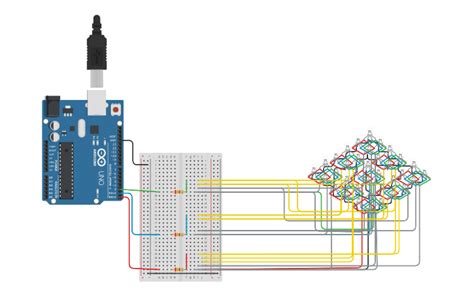 Circuit Design Copy Of งานประสมไป 7 สี Rgb Tinkercad