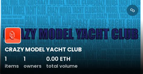 Crazy Model Yacht Club Collection Opensea