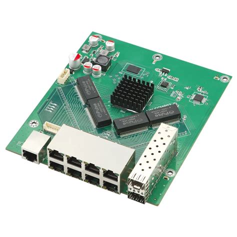 8 Port Gigabit Industrial Grade Poe Ethernet Switch Board