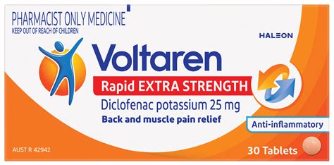 Voltaren Rapid 25 30 Tablets Pain Relief Iga Superpharm Zillmere