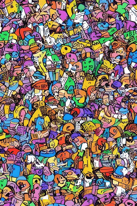 Create A Flawless Repeating Pattern Draw A Colorful Spider In · Creative Fabrica