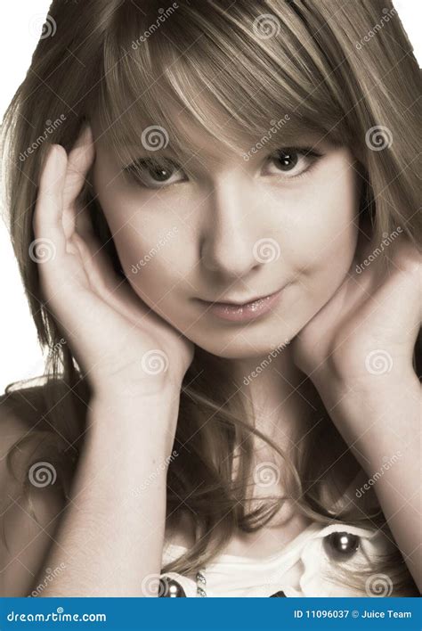 Innocent Teen Girl Stock Image Image Of Beautiful Lovely 11096037