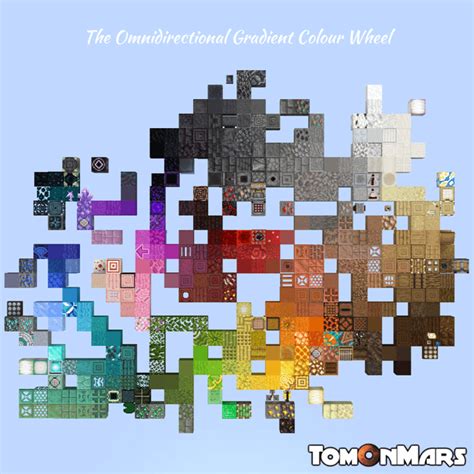 Minecraft Gradient Lots Of Color Stones [206 Color Stones] Mcreator