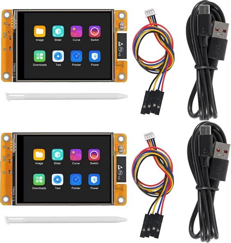 melife 2pcs 2 8 inch esp32 display esp32 module esp32 2432s028r wifi bt dual core