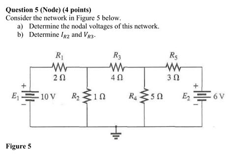 solved question 5 node 4 points consider the network in