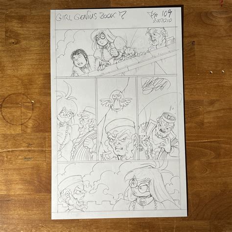 Girl Genius Volume Seven Original Art 20071210 — Girl Genius Original Art