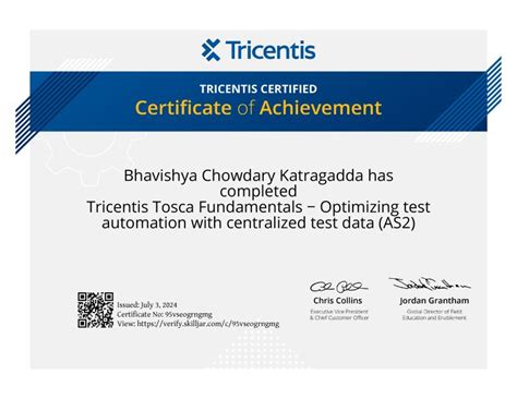Bhavishya Katragadda On Linkedin Tricentis Tosca Automationtesting