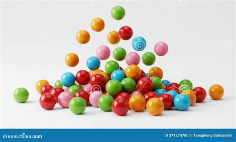 Falling Gumballs Stock Image 31935283