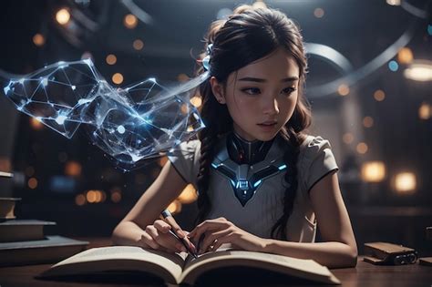 Premium Ai Image Aienhanced Storytelling Crafting Narratives In