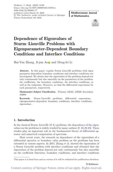 Dependence Of Eigenvalues Of Sturm Liouville Problems With Eigenparameter Dependent Boundary