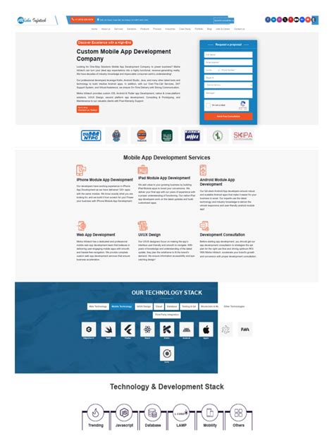 React Native Mobile App Development Company Pdf Mobile App Ios