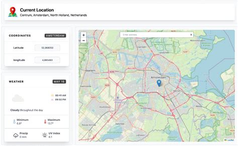 A Weather App That Allows Users To View Real Time Weather Information Based On Their Locations