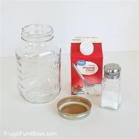 How To Make Butter In A Jar Frugal Fun For Babes And Girls