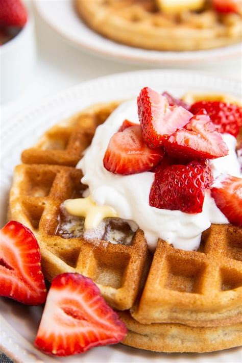 Belgian Waffle Recipe The Roasted Root