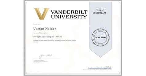 Usman Haider On Linkedin Completion Certificate For Prompt Engineering