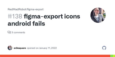 Figma Export Icons Android Fails · Issue 138 · Redmadrobotfigma