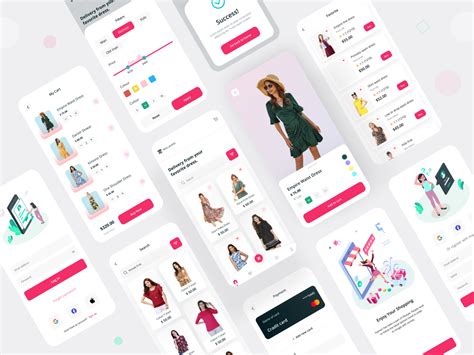Fashion E Commerce Mobile App UI Kit On Behance