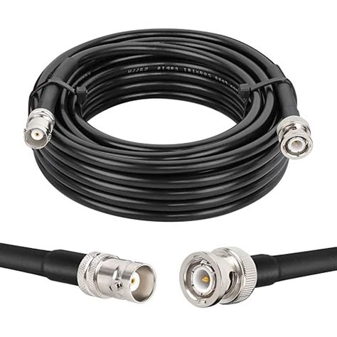 Mookeerf Cable Coaxial Bnc Macho A Bnc Hembra De 50 Ohmios Cable
