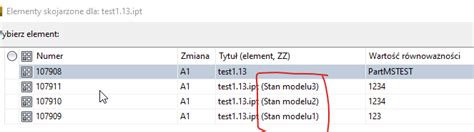 Title Itemco Property Doesnt Show Model State Names For Inventor Assembly In Vault