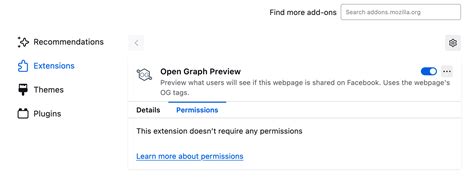 Firefox Extension Requires No Permissions In Firefox But Many Permissions In Orion Orion