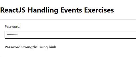 Tạo Một Component Passwordstrengthchecker Trong Reactjs