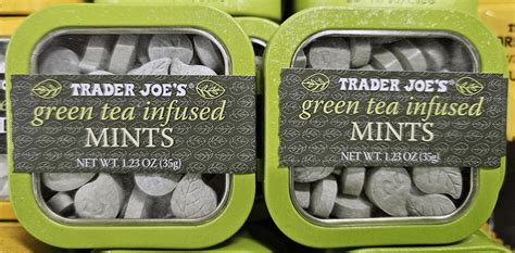 Trader Joes Green Tea Infused Mints 123oz 35g 2 Tins