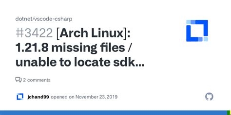 Arch Linux 1 21 8 Missing Files Unable To Locate Sdk Installations