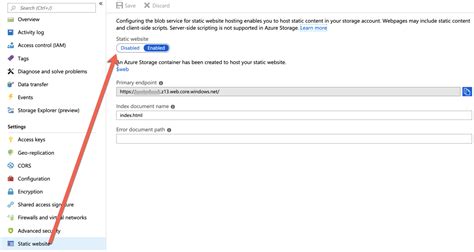 Create A Static Website Azure Retriever Owner Knows