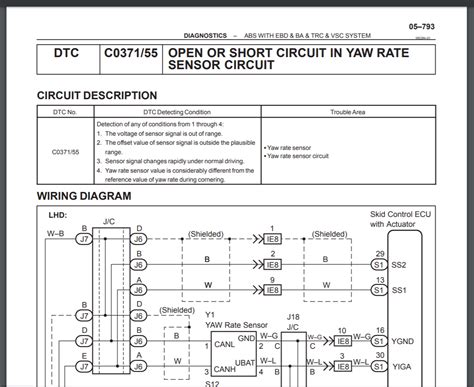 Yaw Rate Sensor Issue Avensis Club Toyota Owners Club Toyota Forum