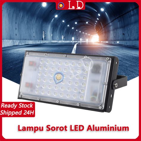 Jual Cod Watt Lampu Sorot Led Flood Light Lampu Led Sorot Lampu Tembak Flood Light
