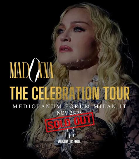 Madonna Fanmade Covers The Celebration Tour Milan Promo