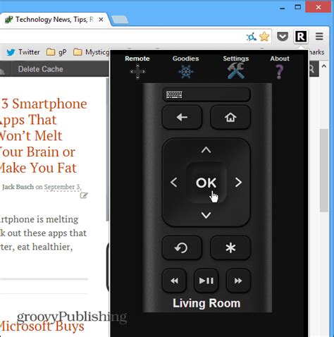 How To Control Your Roku From Google Chrome With Remoku
