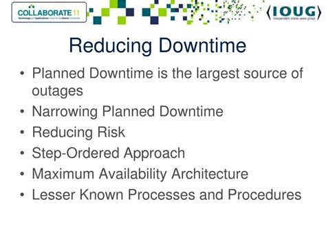 Ppt Reducing Downtime On Upgrades Or Migrations To Oracle Database Server Powerpoint