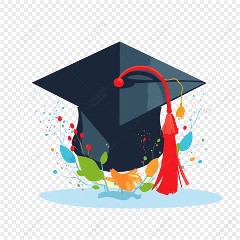 무료 졸업 모자 벡터클립 아트만화상표 Png 일러스트 무료 다운로드 Lovepik