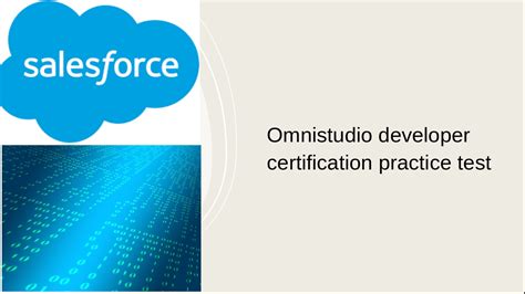 Omnistudio Developer Certification Practice Test Inspirate Solutions