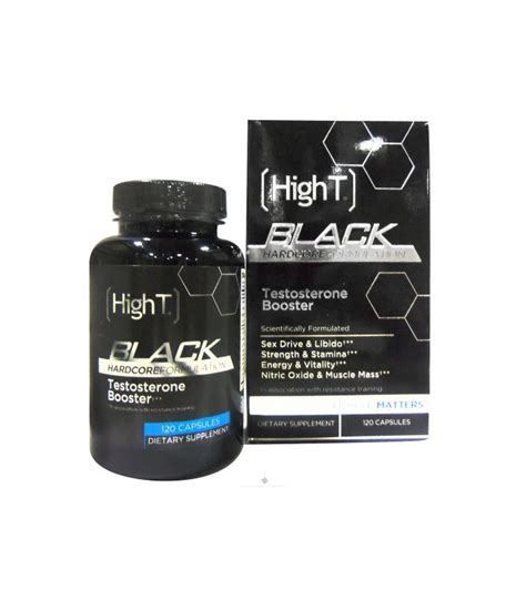 High T Black All Natural Testosterone Booster 120 Caps