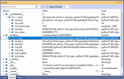 No Response When Clicking In Watchlocals Debugger Windows With Native Code Debug · Issue 5980