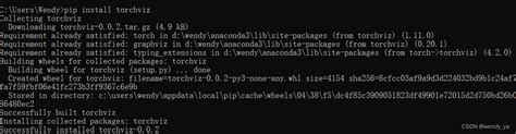 Pytorch可视化工具库pytorchviz下载安装详解torchviz如何下载 Csdn博客