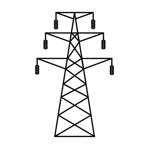 Premium Vector Supports Of The Highvoltage Power Grid Vector Illustration Of Utility Electric