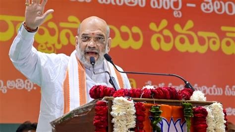 Amit Shahs 2024 Goal For Telangana 35 Percent Votes And Latest