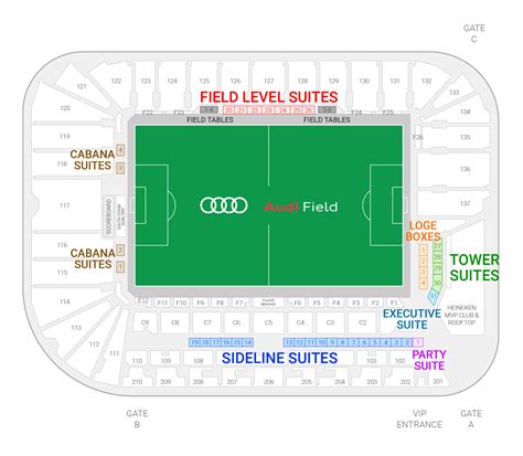 Audi Field Seating Chart Pe