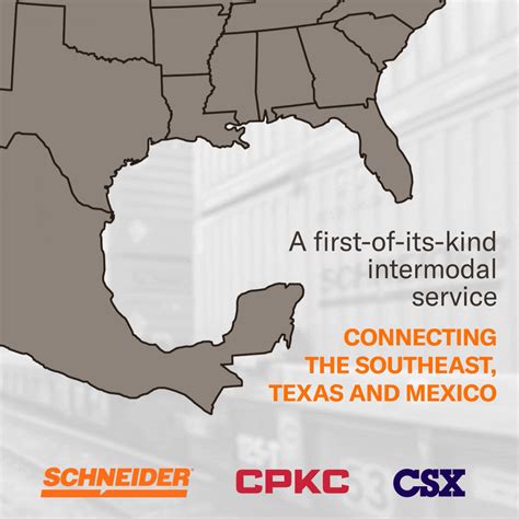 Big News Schneider Intermodal Csx And Cpkc Are Excited To Introduce A Brand New Route This