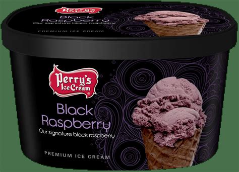 Black Raspberry Perrys Ice Cream