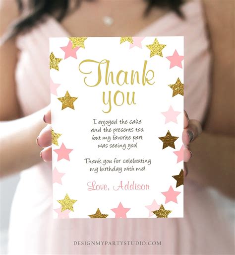 Birthday Thank You Notes Wording